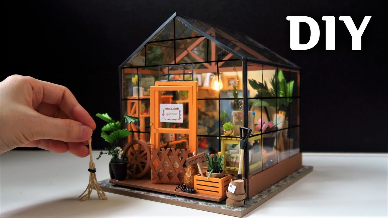 DG104 홈 가드닝/캐시의 플라워 하우스/Cathy's Flower House/DIY Miniature Dollhouse ...