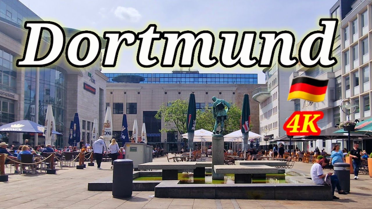 Dortmund city Germany , Walking tour in Stadt Dortmund, Deutschland NRW ...