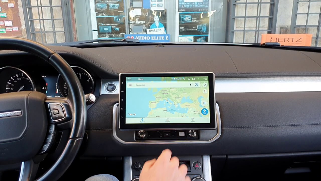 Range Rover Evoque car tablet caratteristiche www.audioelite.it - YouTube