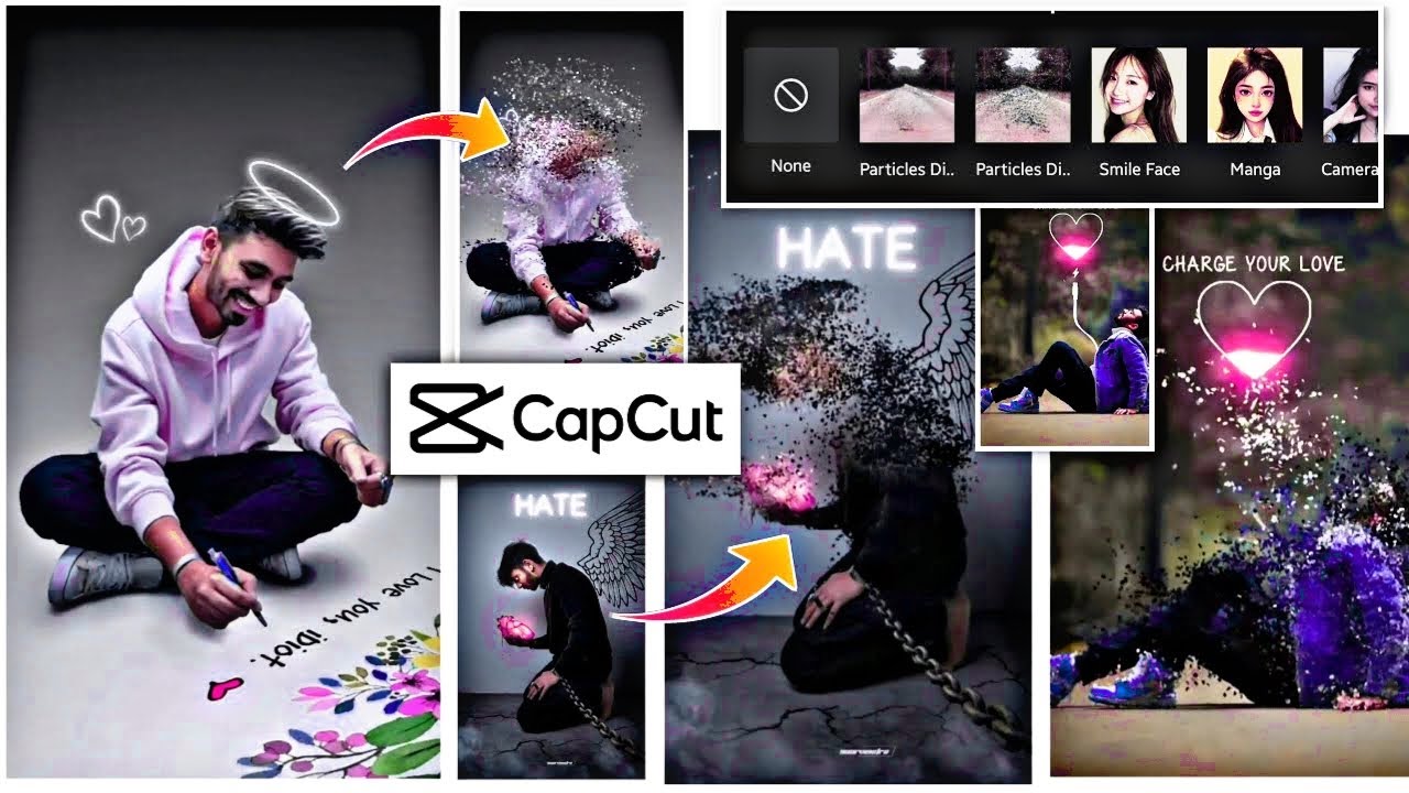 Cap cut Particles Disappear effect || Particles Disappear Style in ...