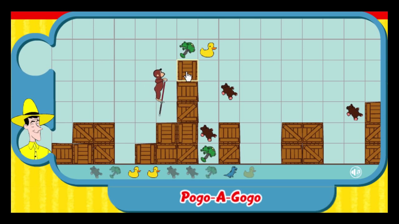 CURIOUS GEORGE Pogo A GoGo Cartoon Animation PBS Kids Game Play For ...