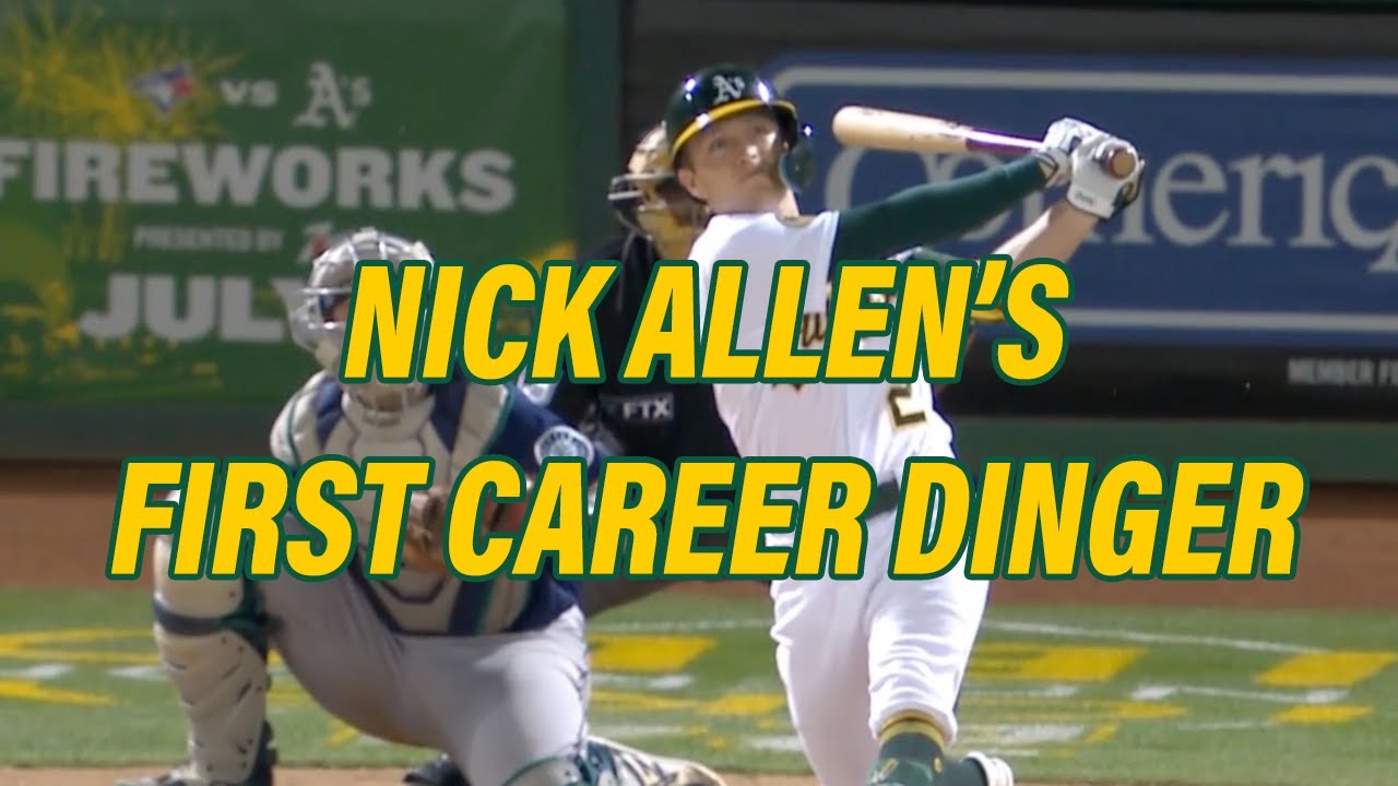 Nick Allen's first career MLB home run - YouTube