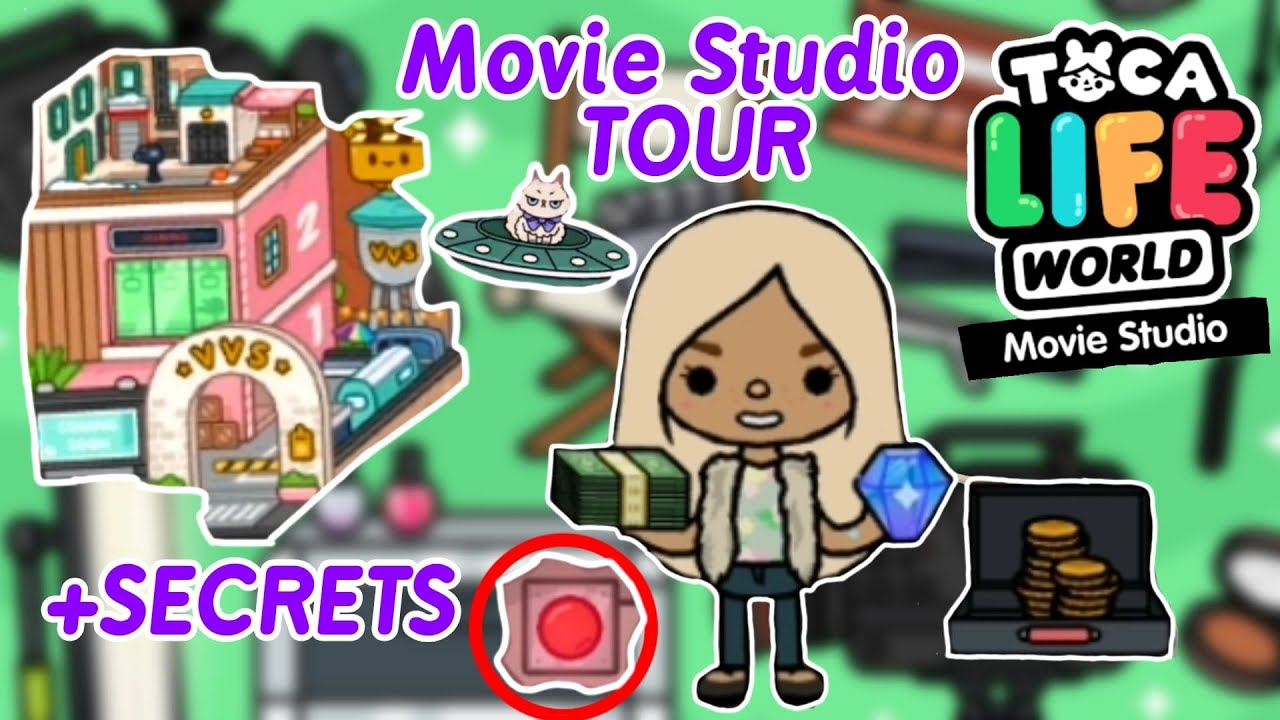 Toca Life: NEW Movie Studio TOUR!! Visit with Toca Wonder - YouTube