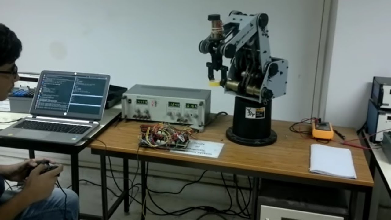 Scorbot ROS Joystick control - YouTube