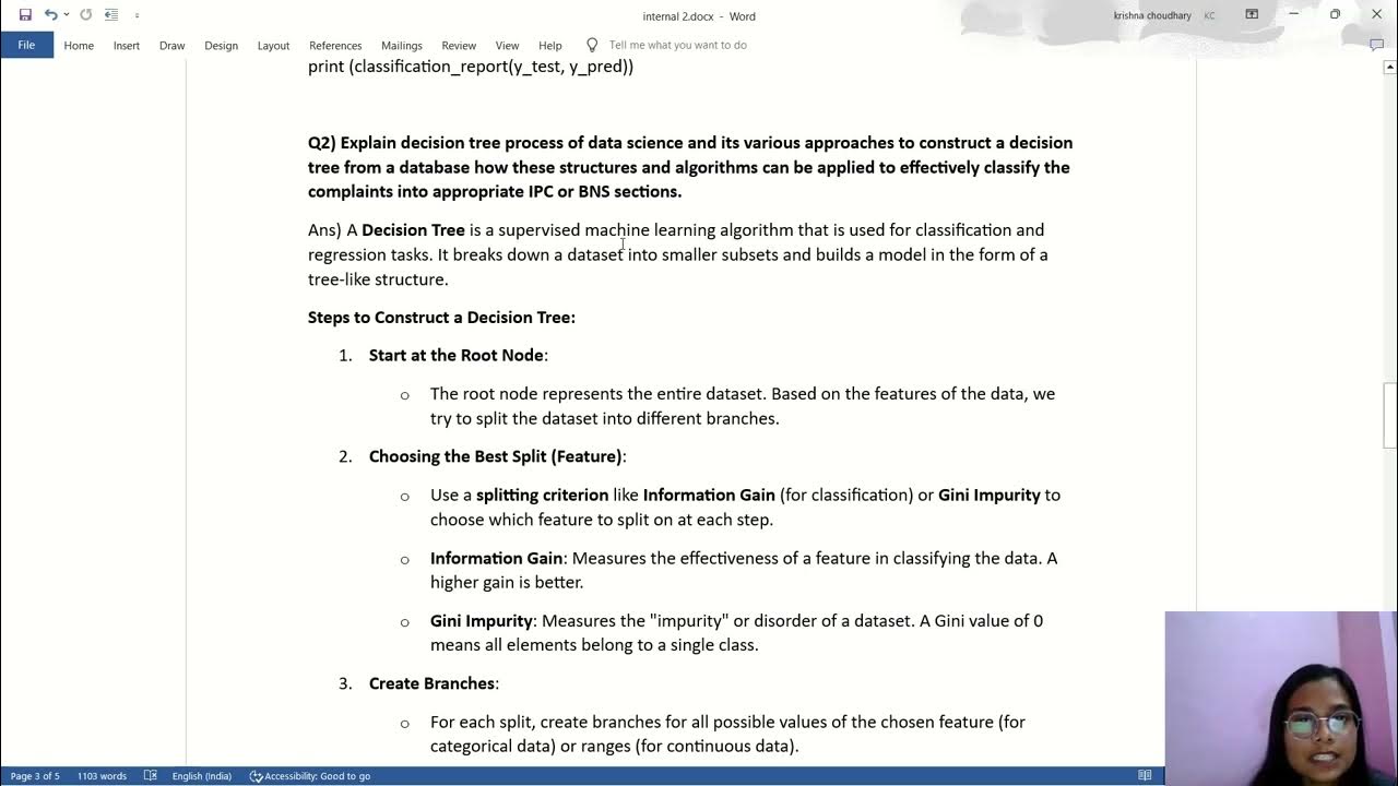 DATA SCIENCE QUESTION /ANSWER INTERNAL 2ND - YouTube