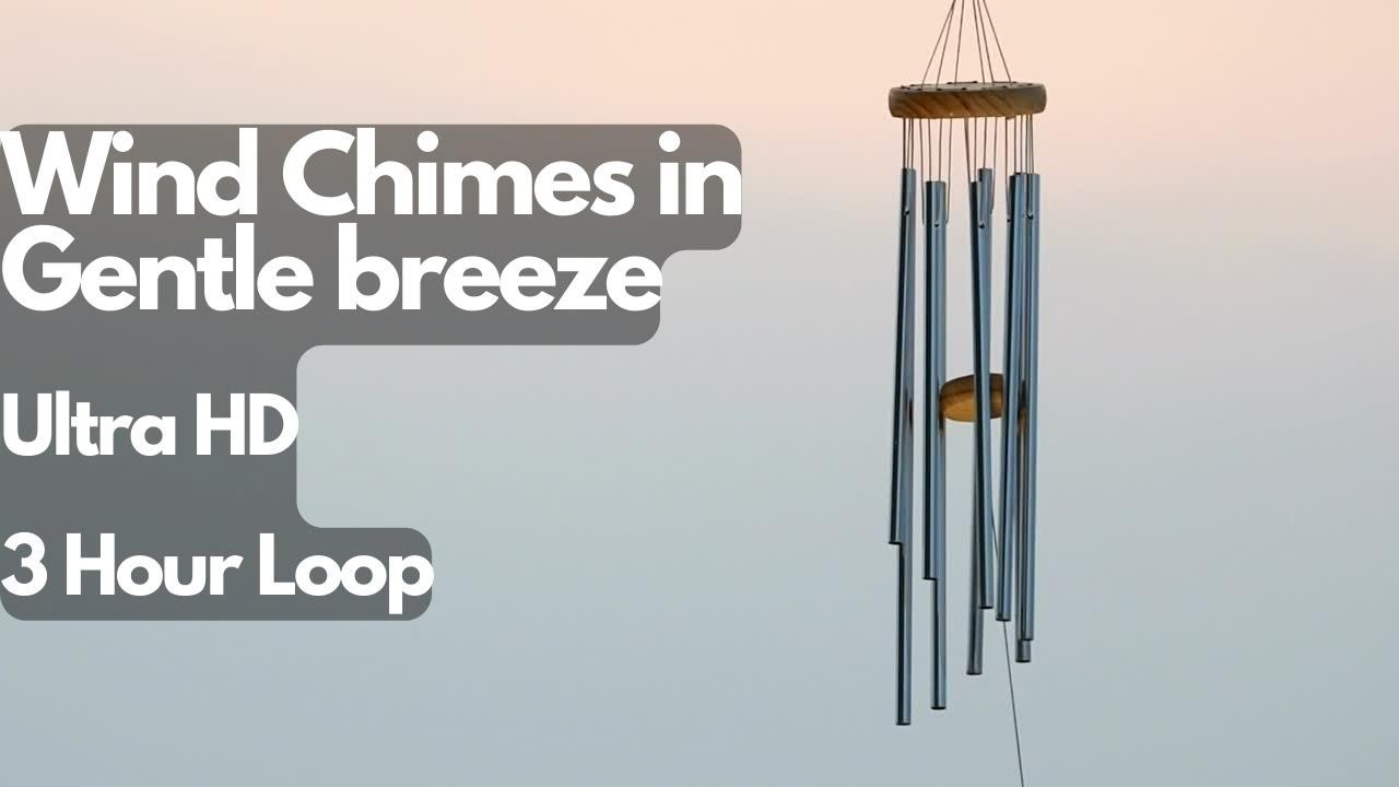 Soothing Wind Chimes in Gentle Breeze - Relaxing Sounds of Nature | 4k ...