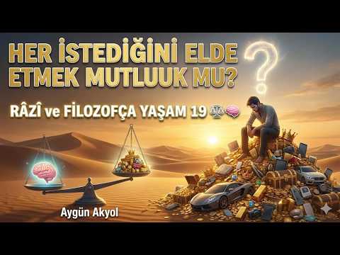 Hər İstədiyini Əldə Etmək Xoşbəxtlikdirmi? Razi və Filosofca Yaşam 19 ⚖️🧠