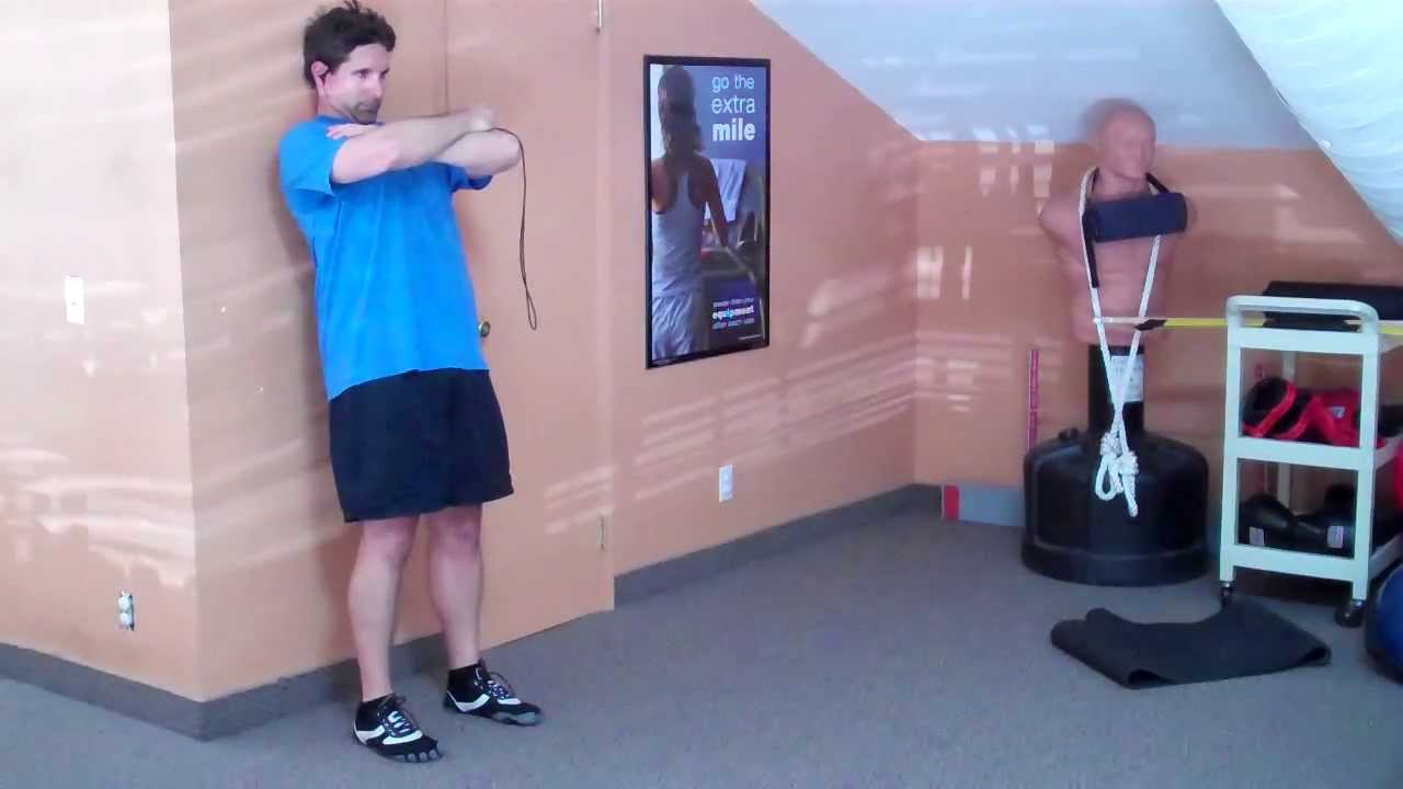 Corrective Exercise Basics: Wall Lean - YouTube