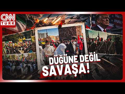 İran'da Gelin-Damatlar Savaş Eğitiminde! Pezeşkiyan Eğitim Alan Halkla Beraber