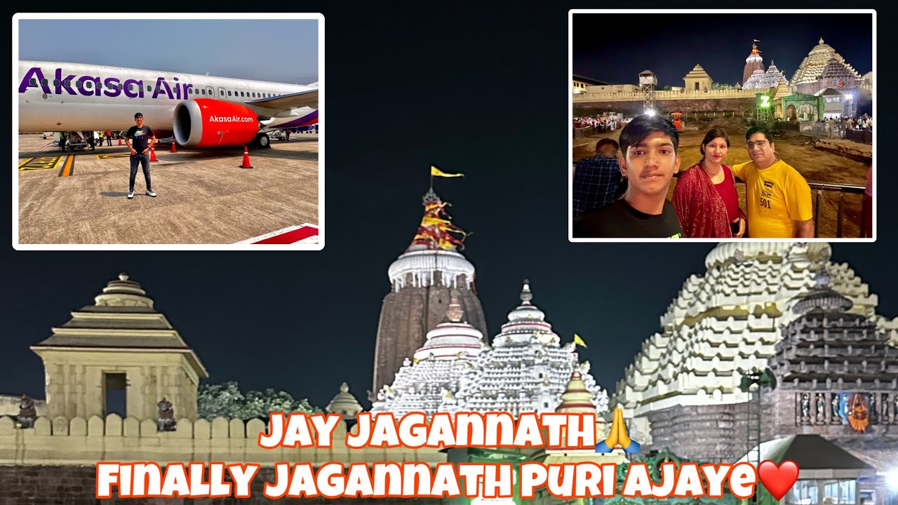 Shri Jagannathji Char Dham Yatra Puri ️🕉️| Akasa Air In-Air-Celebration ...