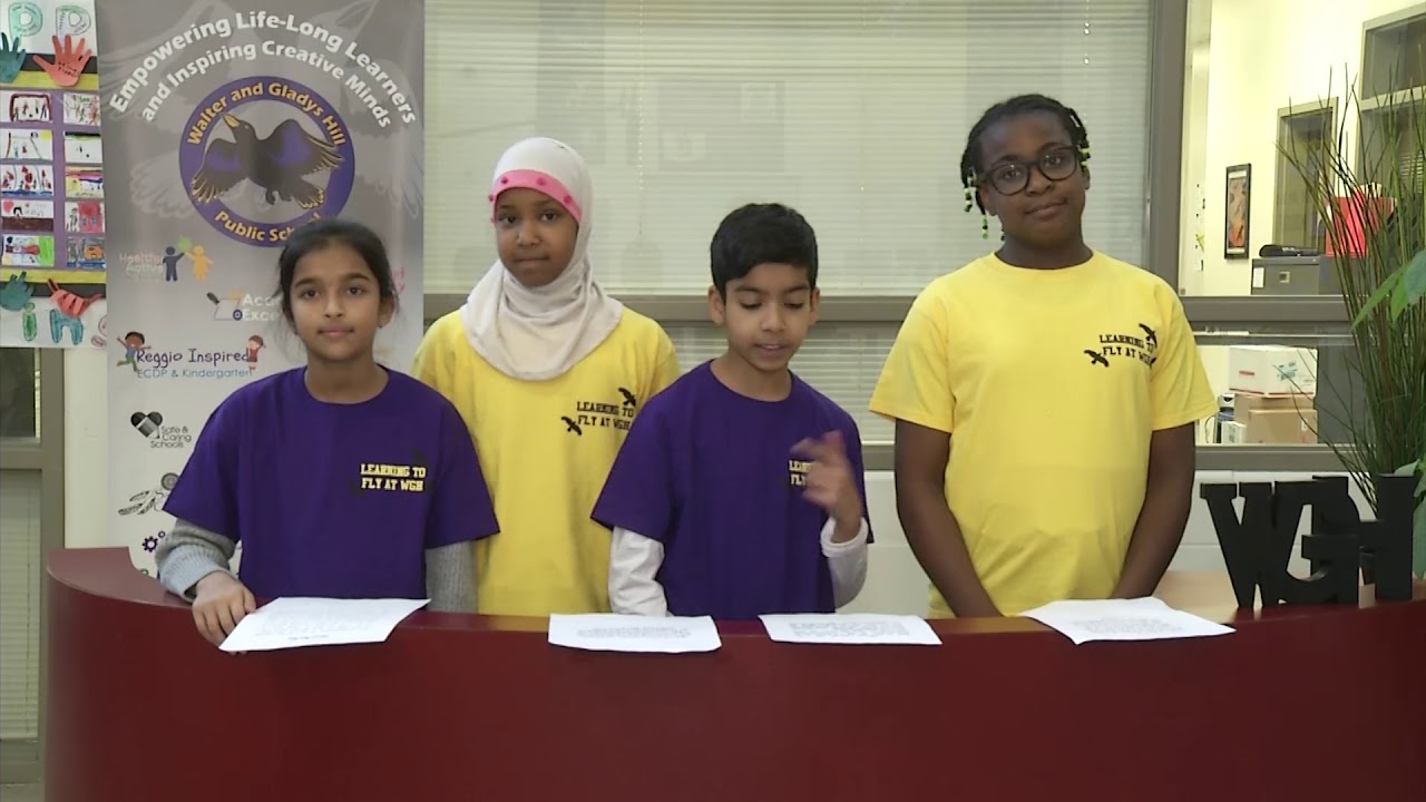 Walter and Gladys Hill Public School Community Calendar February - YouTube