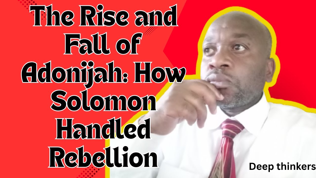 Adonijah’s Ambition vs. Solomon’s Wisdom: A Tale of Two Brothers. - YouTube