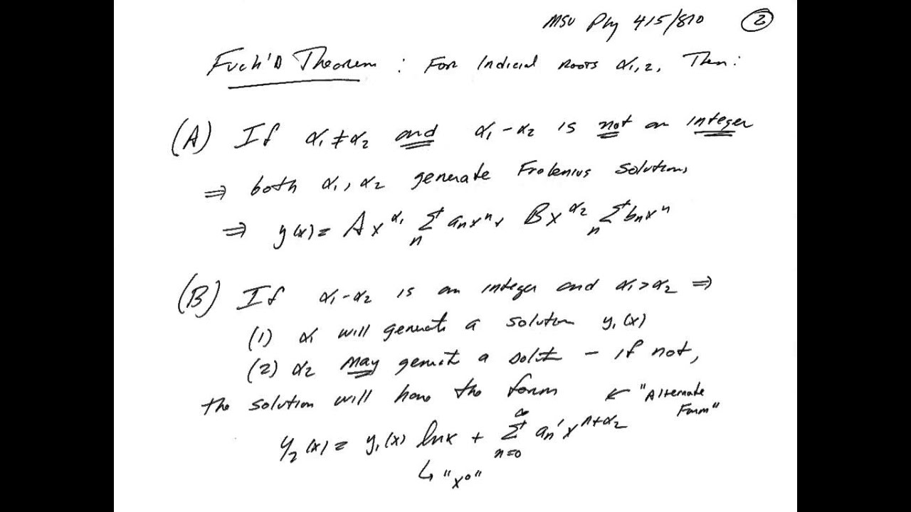 Fuch's Theorem - YouTube