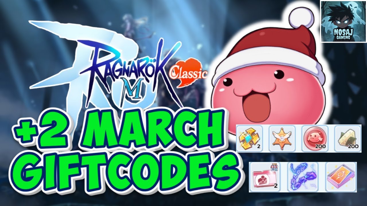 RAGNAROK M: CLASSIC - +2 MARCH GIFTCODES 🎁 - YouTube