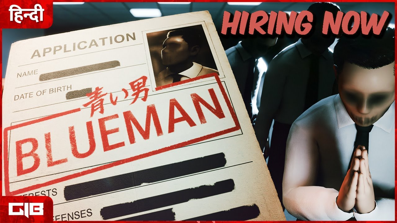 Working in a DEMONIC OFFICE | Blueman (Hindi) | Full Game - YouTube