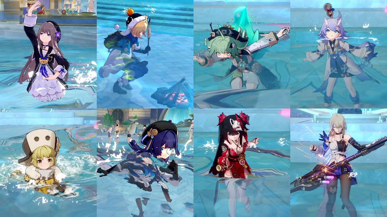 EVERY Character Takes a Bath in Amphoreus! | Honkai: Star Rail - YouTube