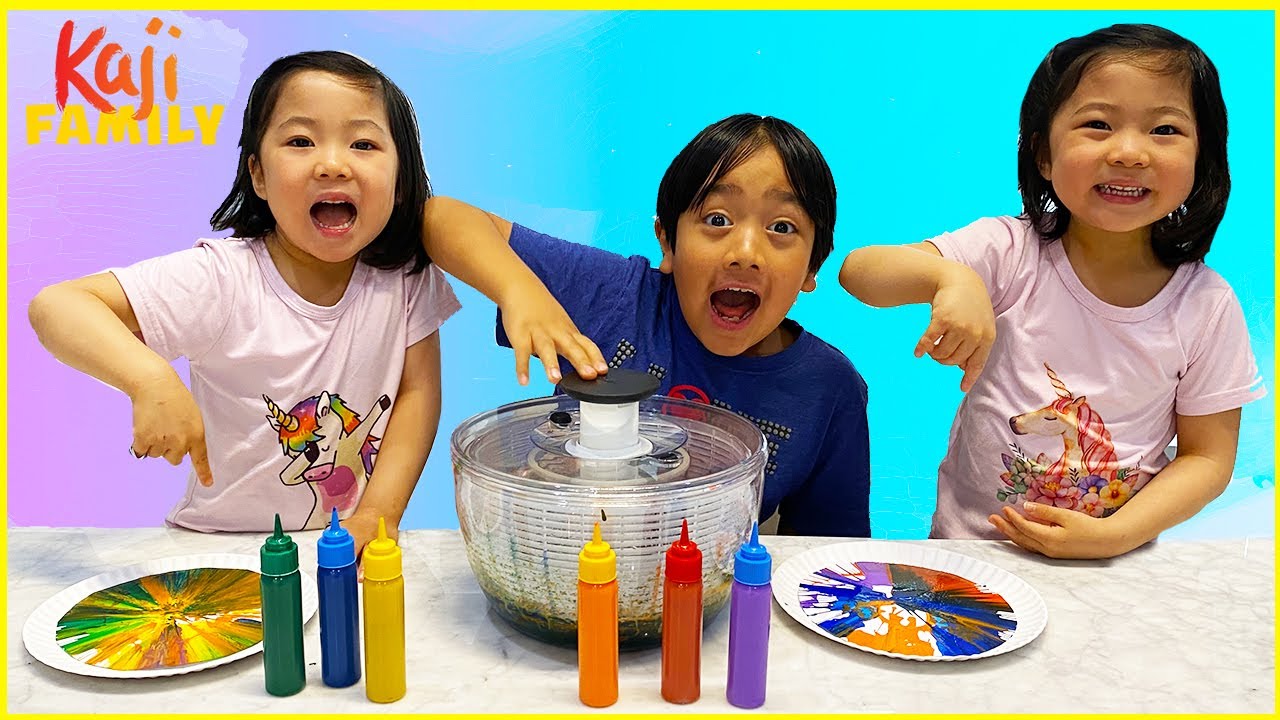 Ryan's Top 5 Arts ideas you want to try at home!!! - YouTube