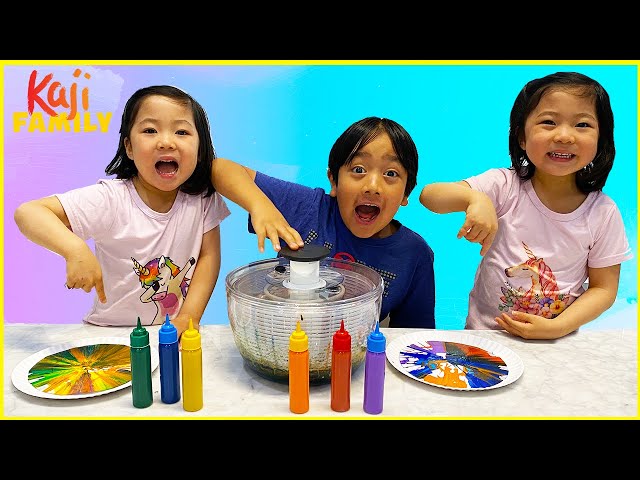 Ryan's Top 5 Arts ideas you want to try at home!!! - Videos For Kids
