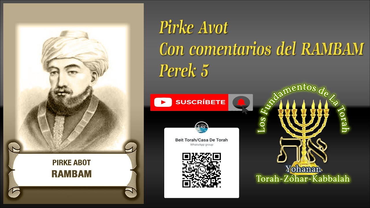 Pirke Avot Perek #5 - YouTube