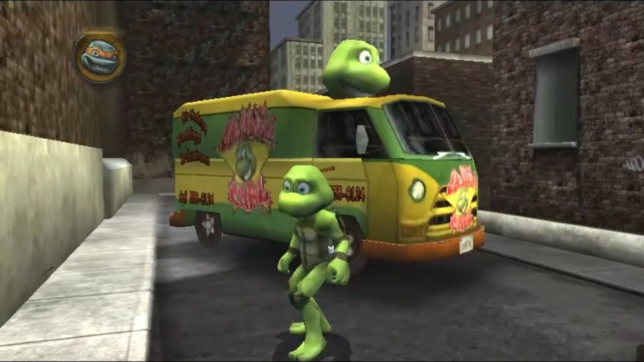 TMNT Game Chapter 4 Cowabunga Carl Getaway No Commentary - YouTube