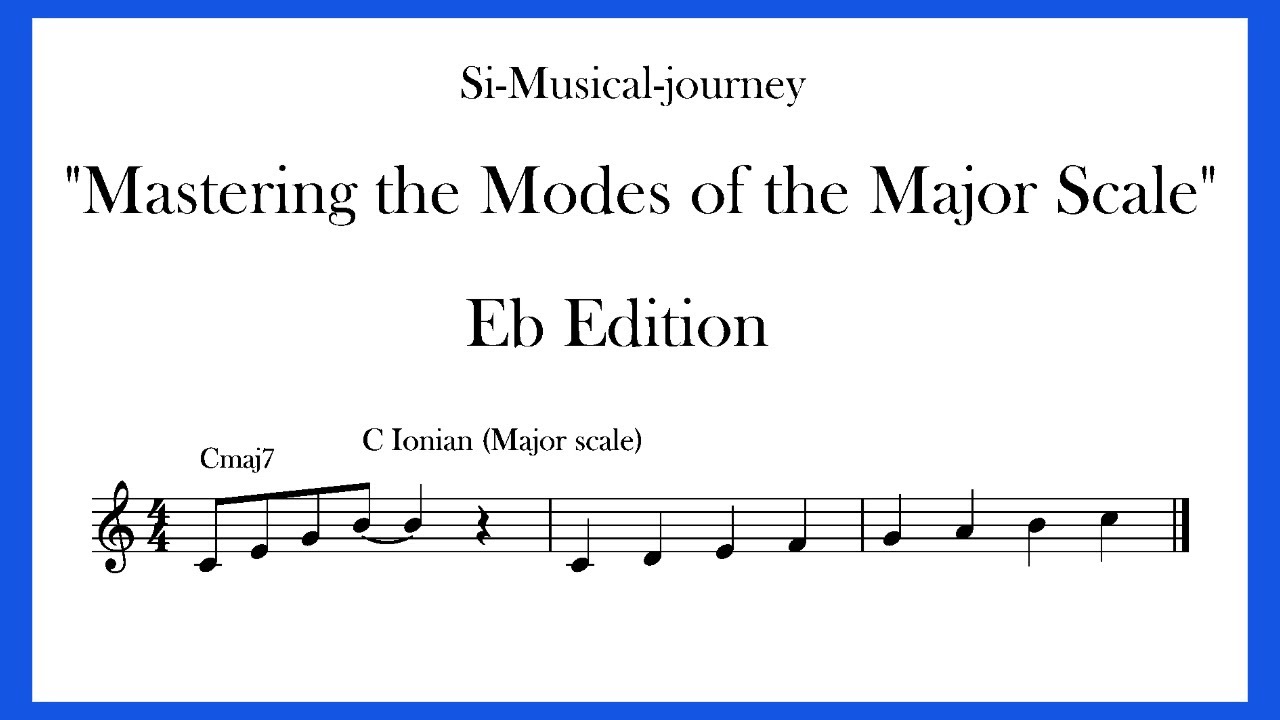 Master the Modes of the Major Scale - Eb Edition - YouTube