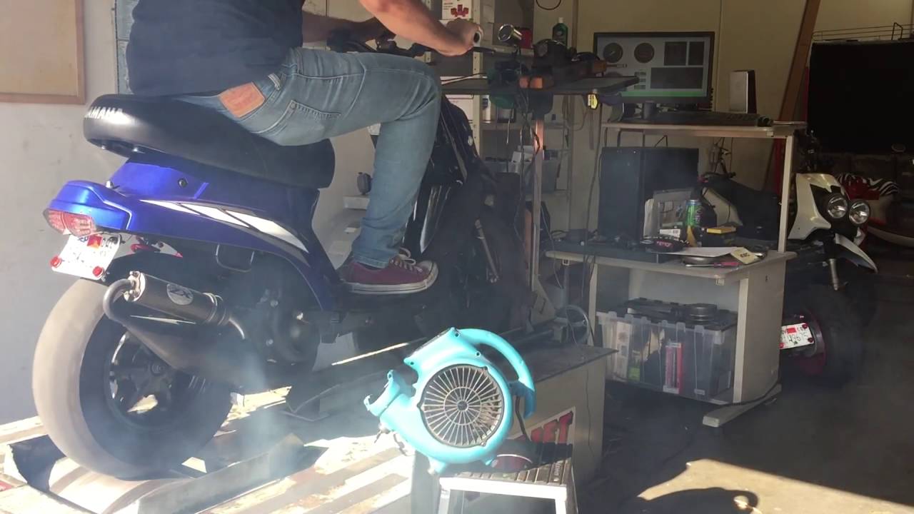 DROWsports Zuma 50 Pre-Bug 70cc Dyno Pull - YouTube