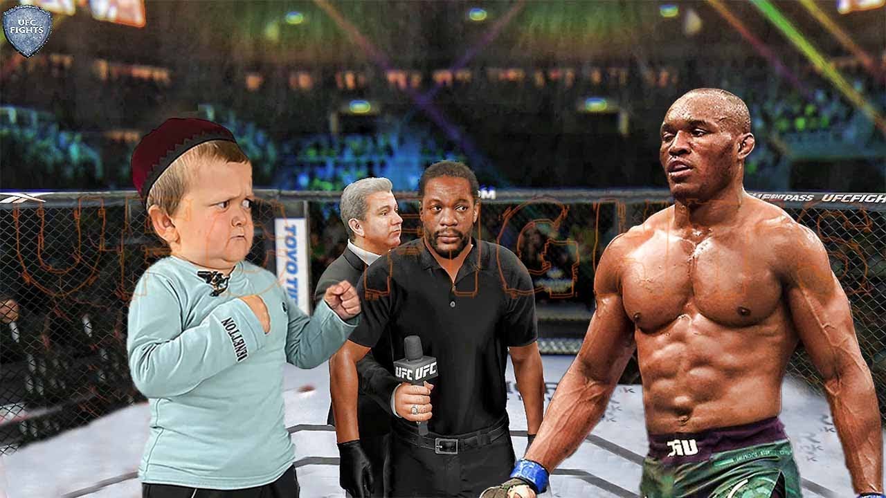 Hasbulla vs Kamaru Usman Match UFC Fights - YouTube