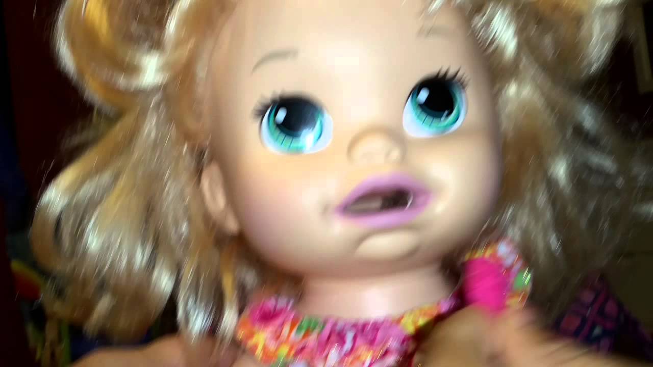 All 3 Snackin Sara Baby Alive Dolls Eating and Pooping Out Cheetos ...