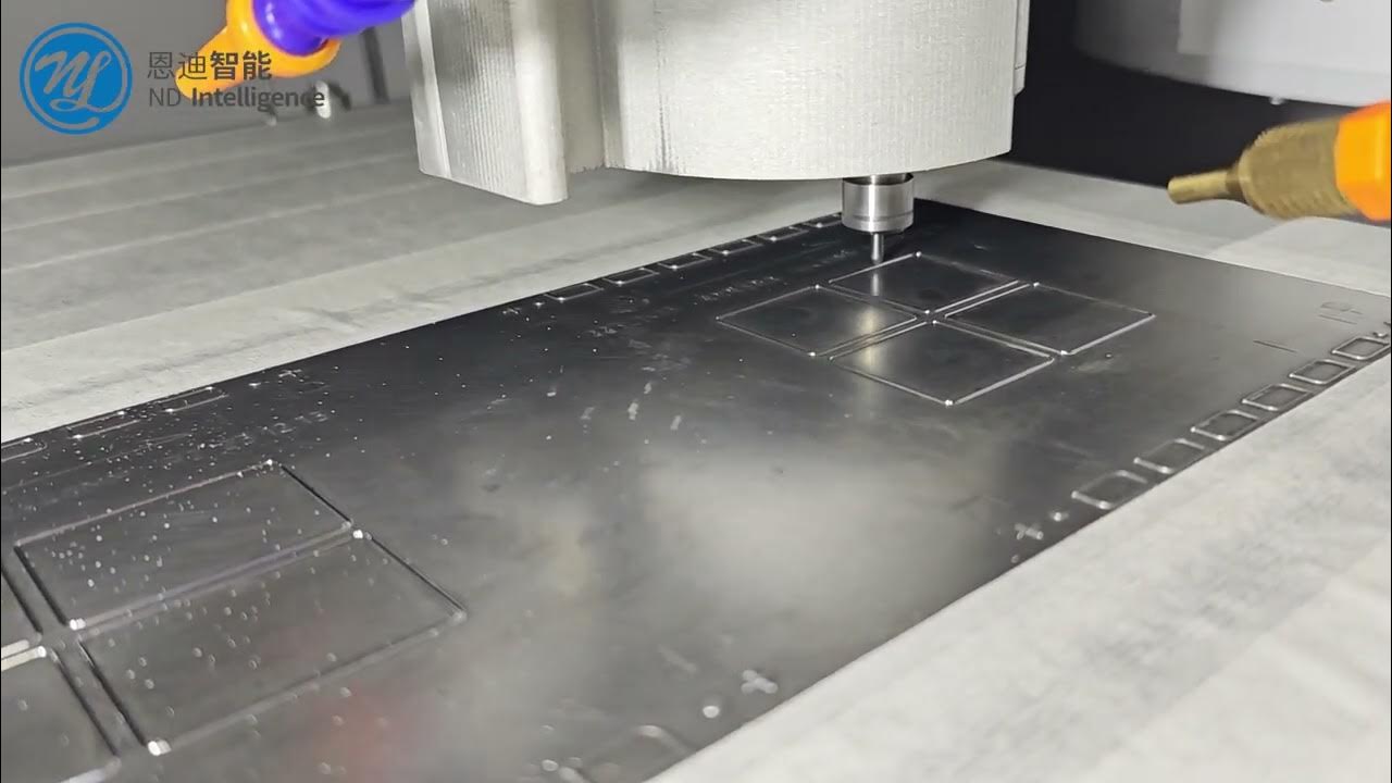 ND6090FD flexible dies CNC machine process - YouTube