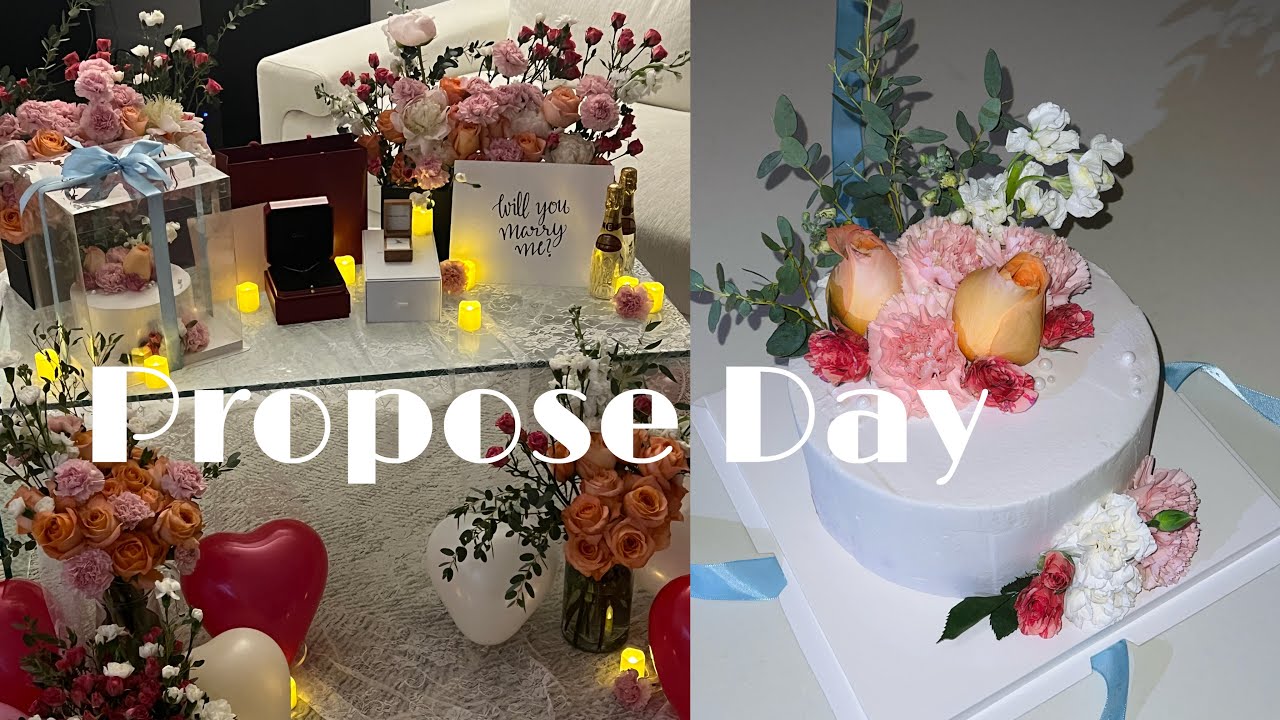 친구를 위한 프로포즈 Vlog💍 하나부터 열까지 셀프로 But 고퀄리티 프로포즈 이벤트 영상🎉 Youtube