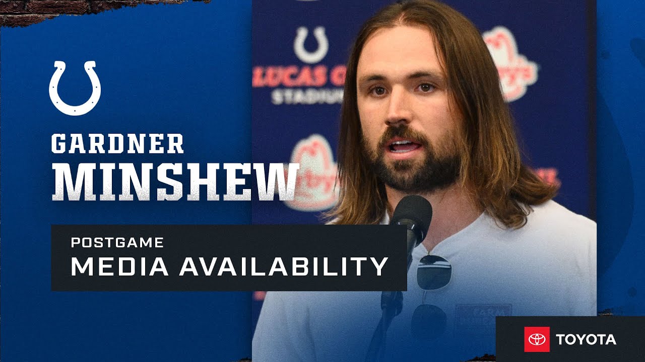 August 19, 2023 | Gardner Minshew Media Availability - YouTube