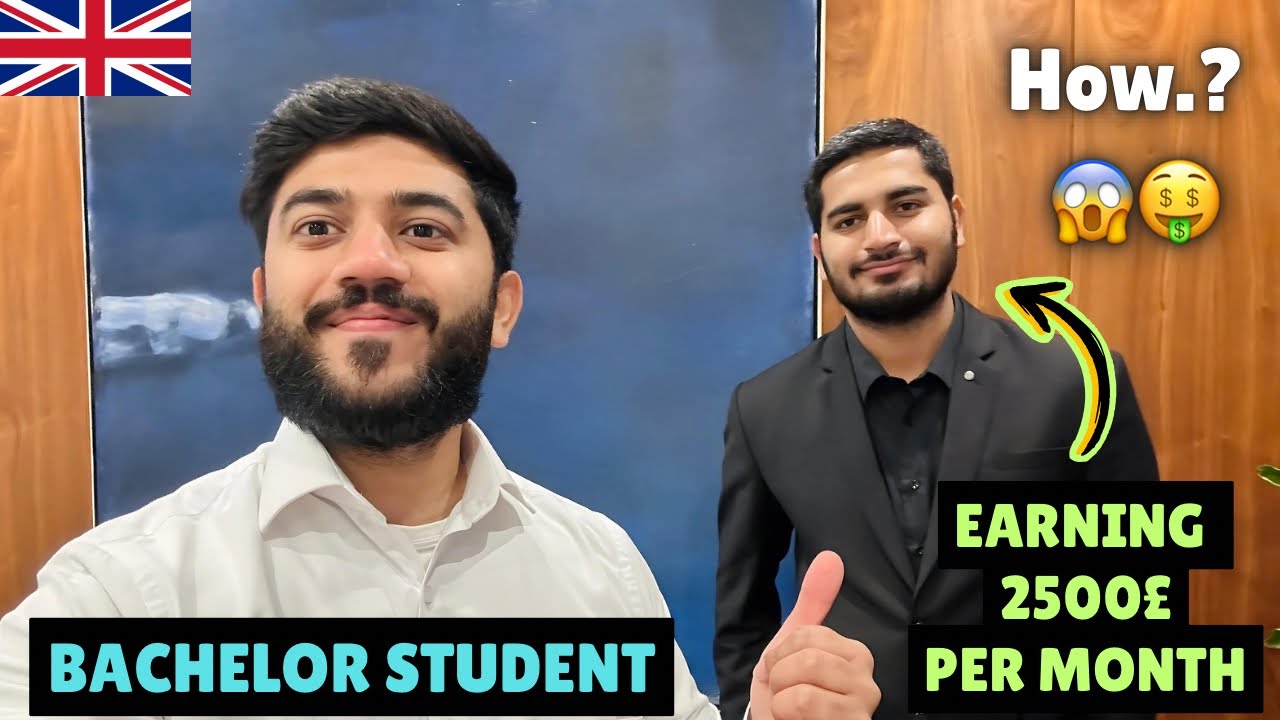 How a Bachelor Student can Earn 2500£ per month in UK 🇬🇧🤑Sharing his 1 ...