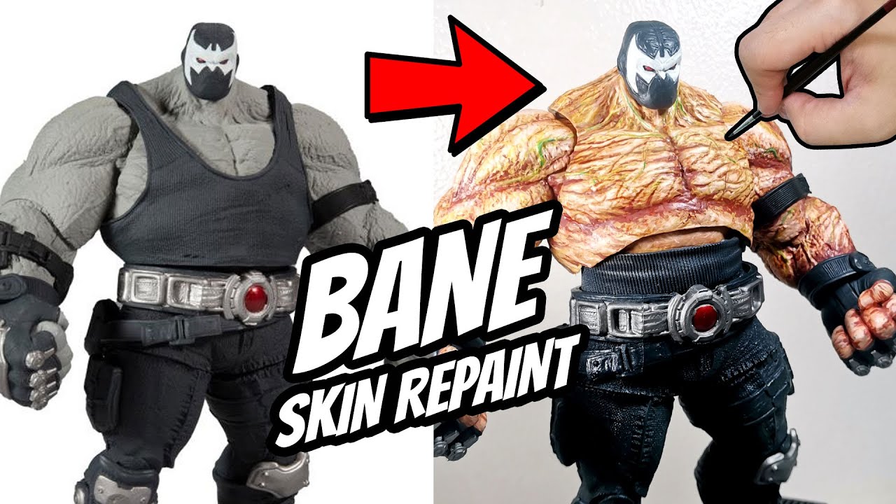 MCFARLANE TOYS BANE SKIN REPAINT CUSTOM-DC MULTIVERSE LAST KNIGHT ON ...