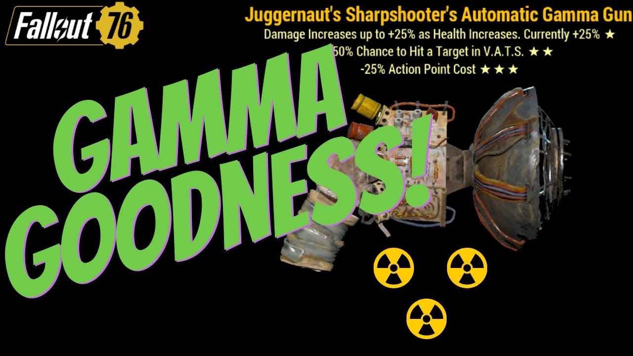 Fallout 76 - This Gamma Gun Is Rad-tastic! - YouTube