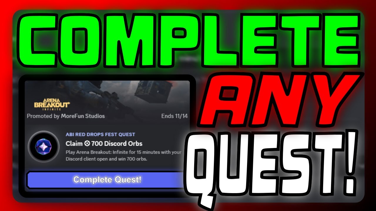 How to Complete Discord Quests WITHOUT Playing or Owning the Game ...