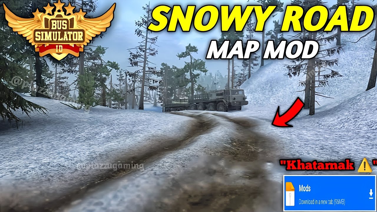 Map Mod Bussid 4.1 - Ets2 Foggy Mountain Road map Mod For Bus Simulator ...