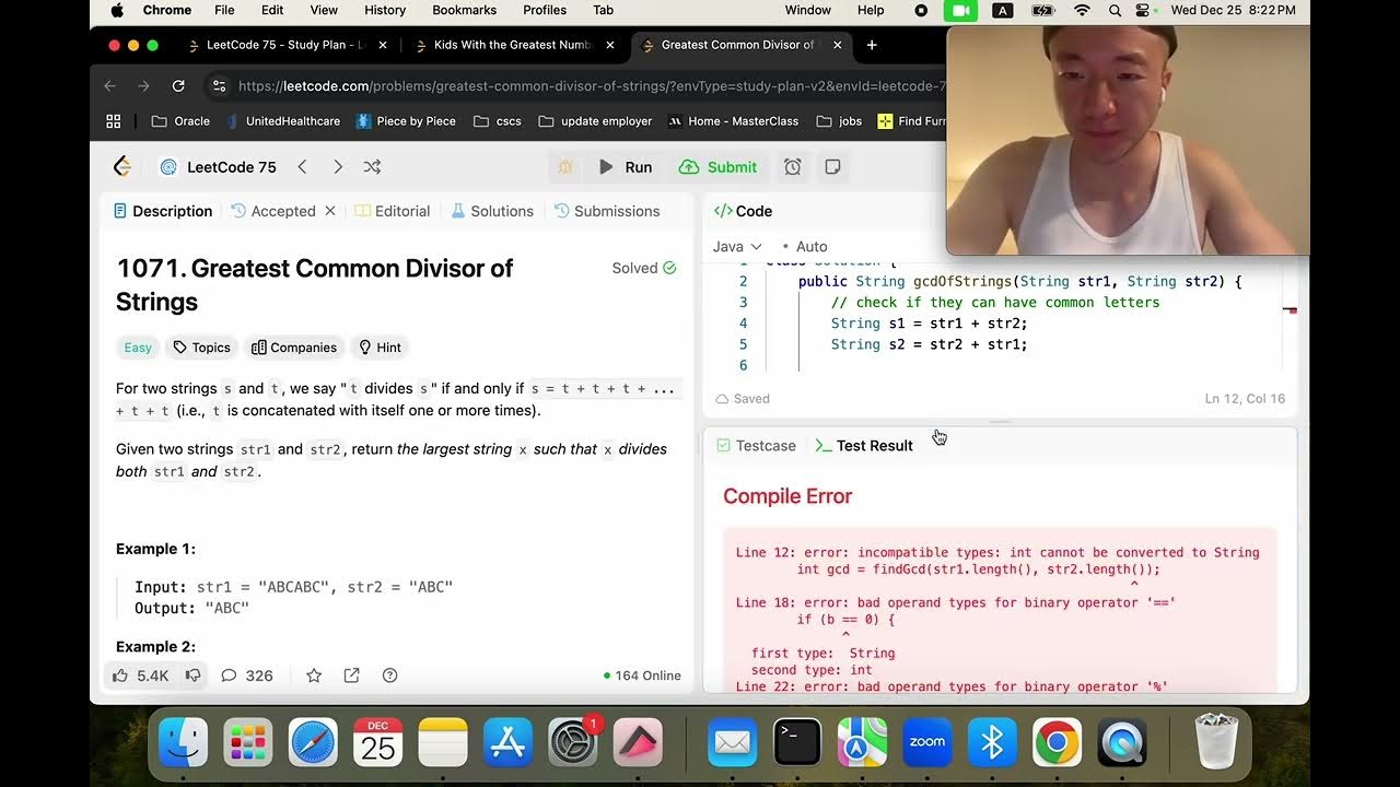 Leecode 75 Study plan (Leetcode 1071, Leetcode 1431) - YouTube