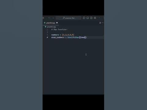 Map Function | #python #pythonprogramming #coding #learnpython #pythonforbeginners - YouTube
