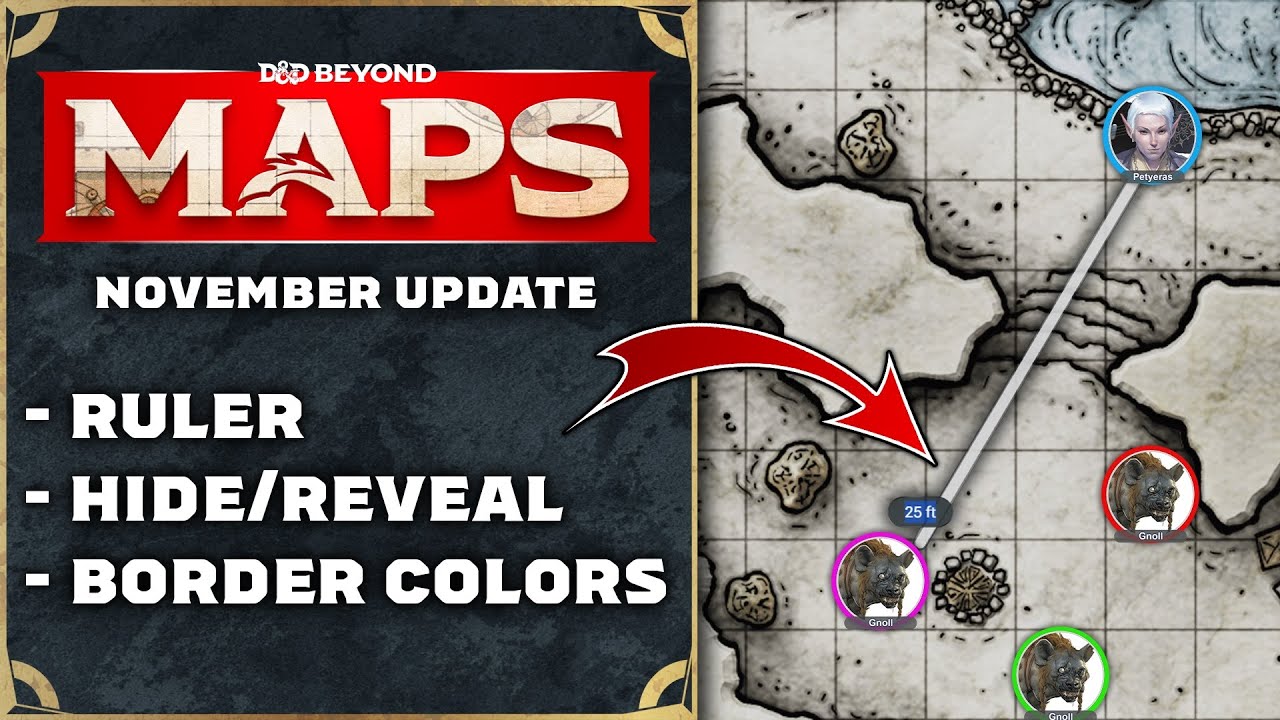 D&D Beyond Maps Dev Update: Ruler, Hidden Tokens, & More - YouTube