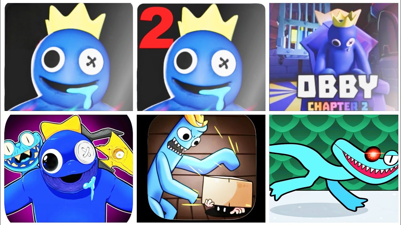 Rainbow friends Chapter 1 2 Different Games Full Gameplay - YouTube