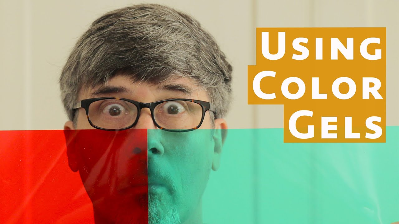 Using Gels to Change Background Color - YouTube