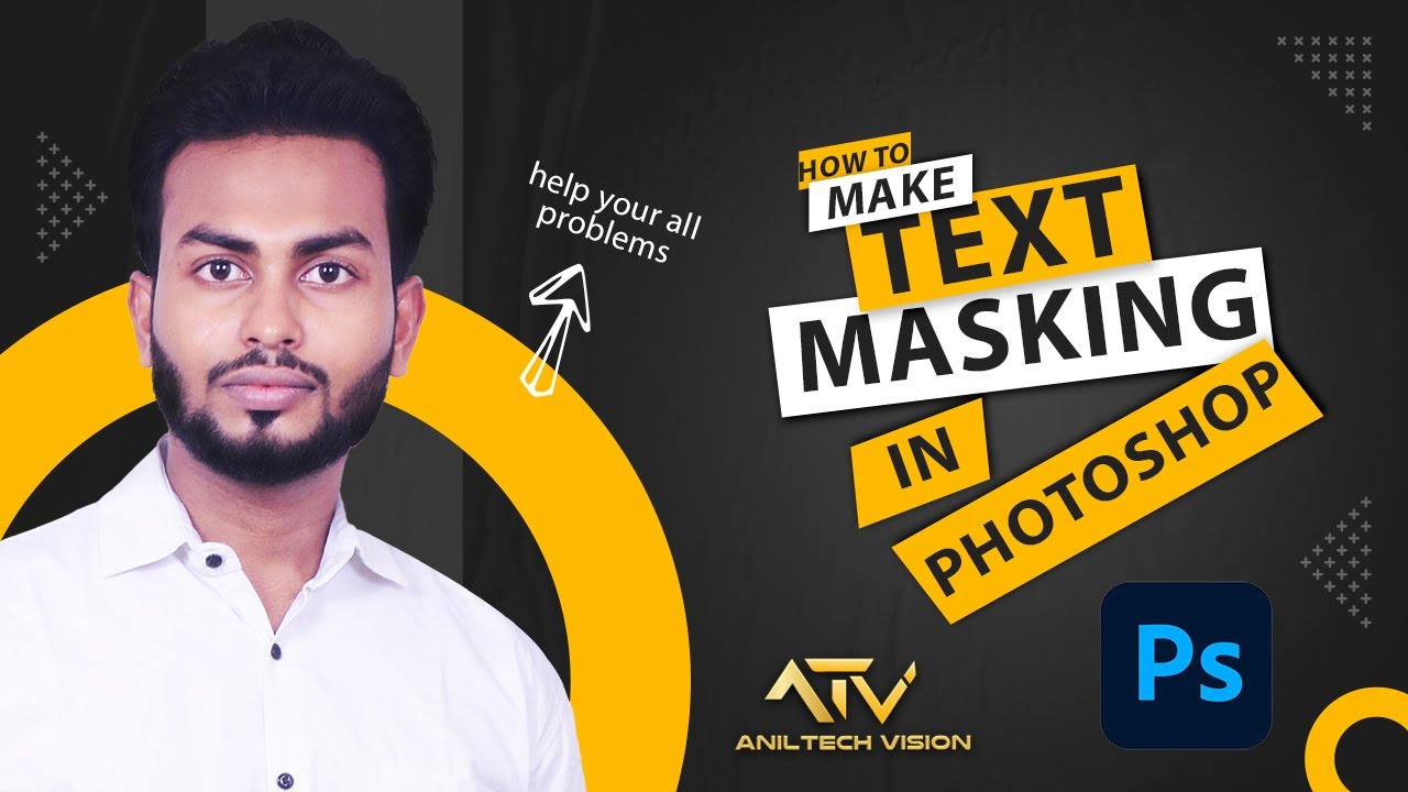 How To Make Text Masking In Photoshop YouTube How To Make Text Masking In Photoshop YouTube