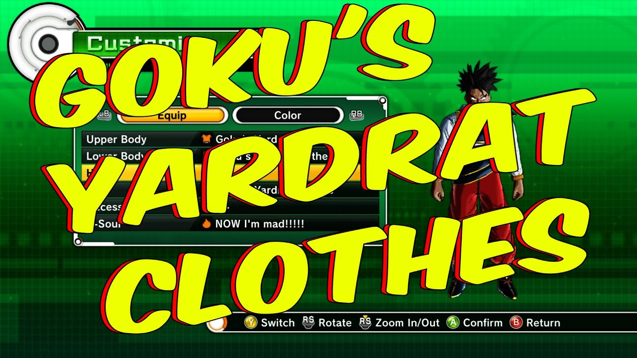 How to get Goku's Yardrat Clothes in Dragon Ball Xenoverse - YouTube