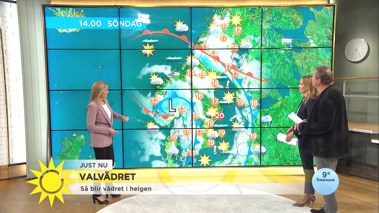 Meteorologen: ”Vi går mot ostadigare väder framöver” - Nyhetsmorgon ...