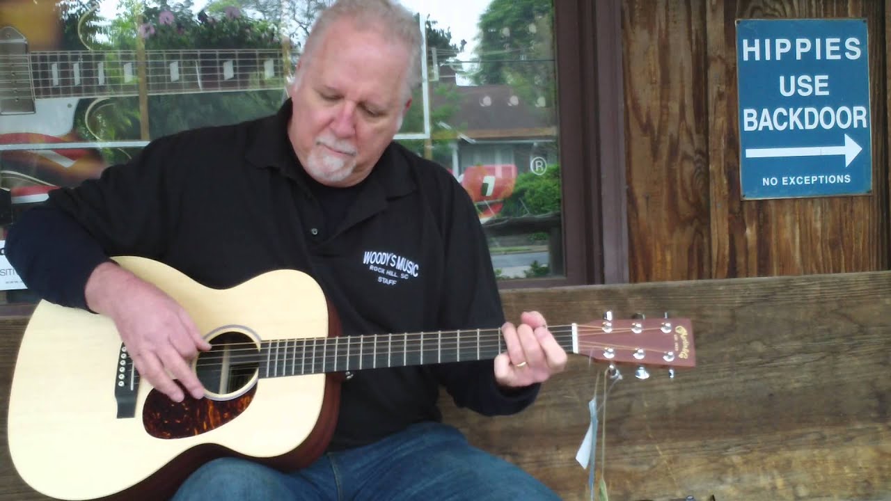 Martin 000X1AE Acoustic / Electric Guitar - YouTube
