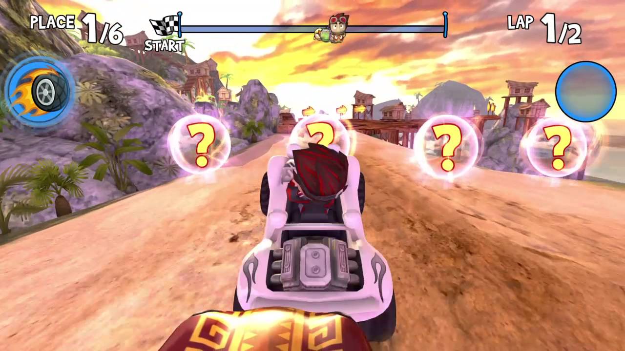 (Beach Buggy Racing) 1080p HD! Race #4 - AWFUL 1ST LAP! - YouTube