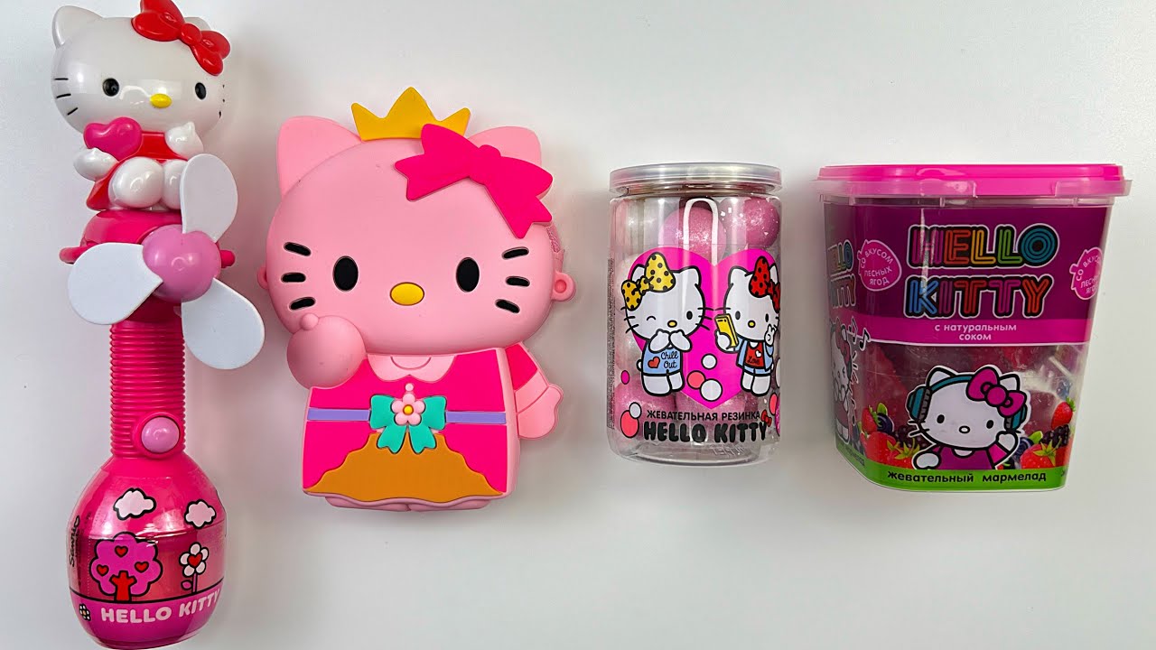 Satisfying 🎀 Video | Funny Candy ASMR | Surprise Egg Hello Kitty Sweets & Toys Opening - YouTube