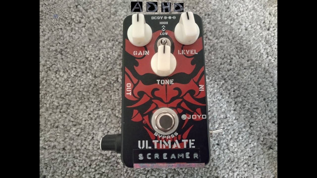 ADHD Mods Ultimate Screamer Demo ( Circuit Bent JOYO Ultimate Dive ...