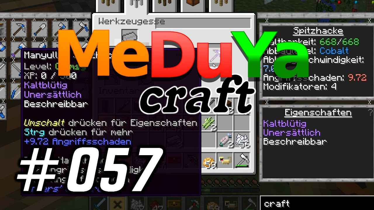 Neues Manyullyn-Spielzeug :D - #057 MeDuYa Craft (Minecraft) - YouTube