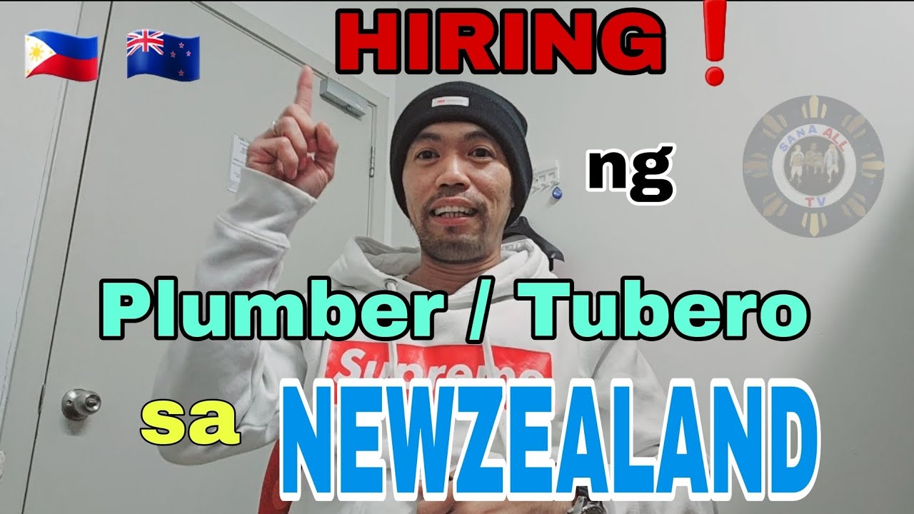PLUMBER/TUBERO Hiring Sa Newzealand "No Placement Fee" - YouTube